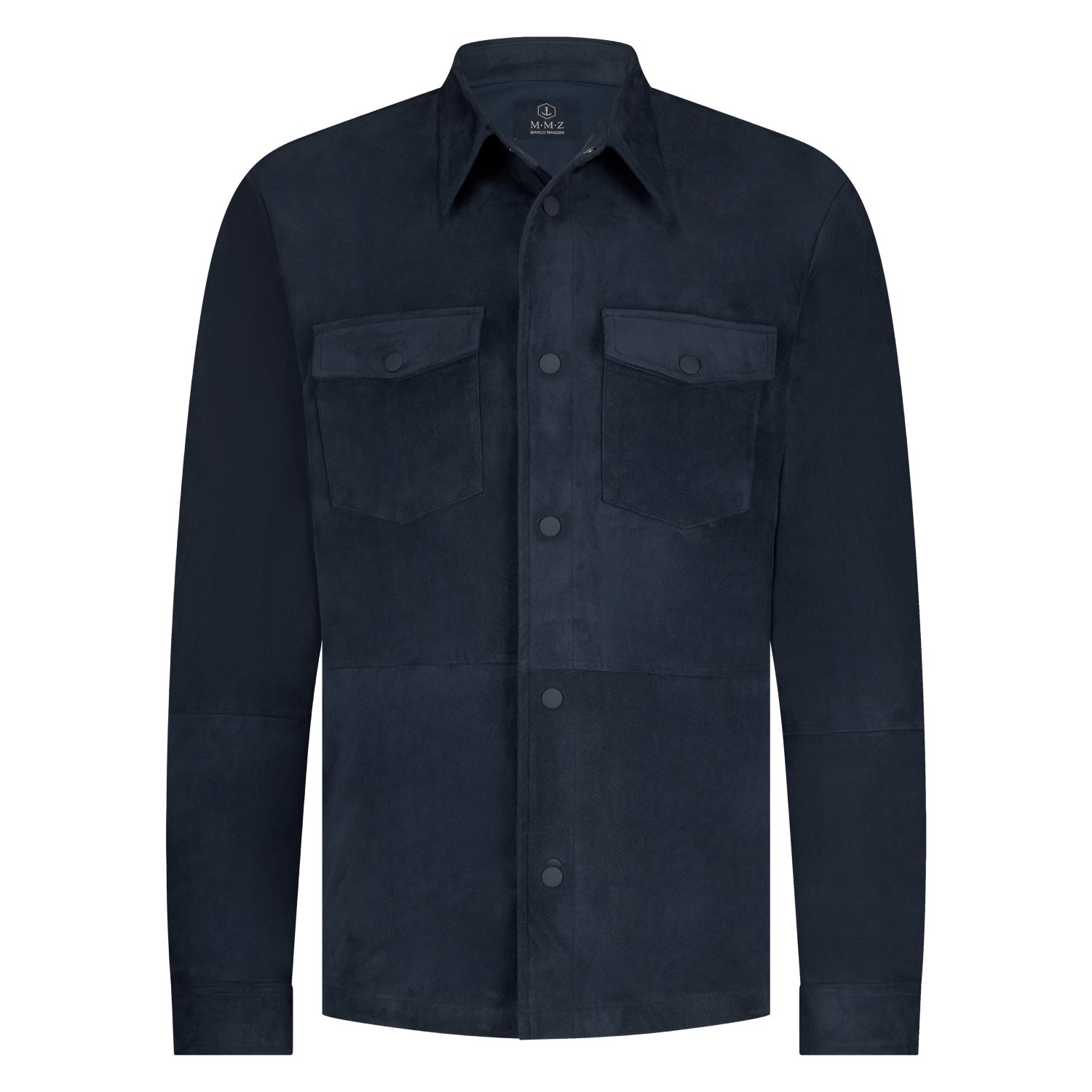 Marco Manzini MMZ25314RI46 290 290 Navy Herenkleding Overhemden